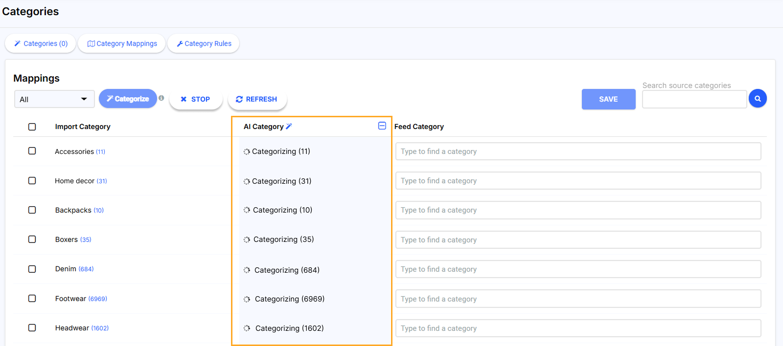 Feed: How to categorize products using AI, category mappings, and/or category rules – GoDataFeed ...
