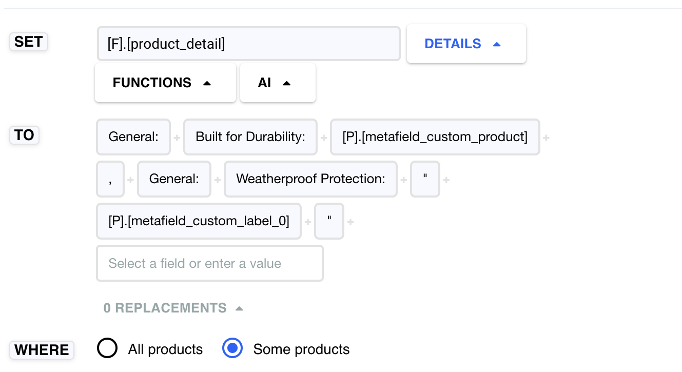 Feed: Google - How to create a rule to map your product details in GMC – GoDataFeed Help Center